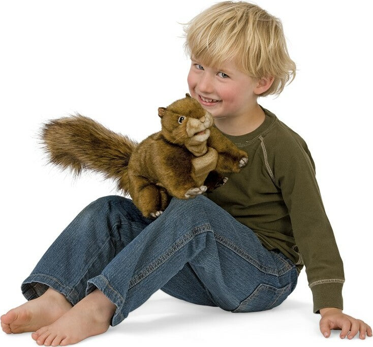 Folkmanis Red Squirrel Hand Puppet – Tom's Toys