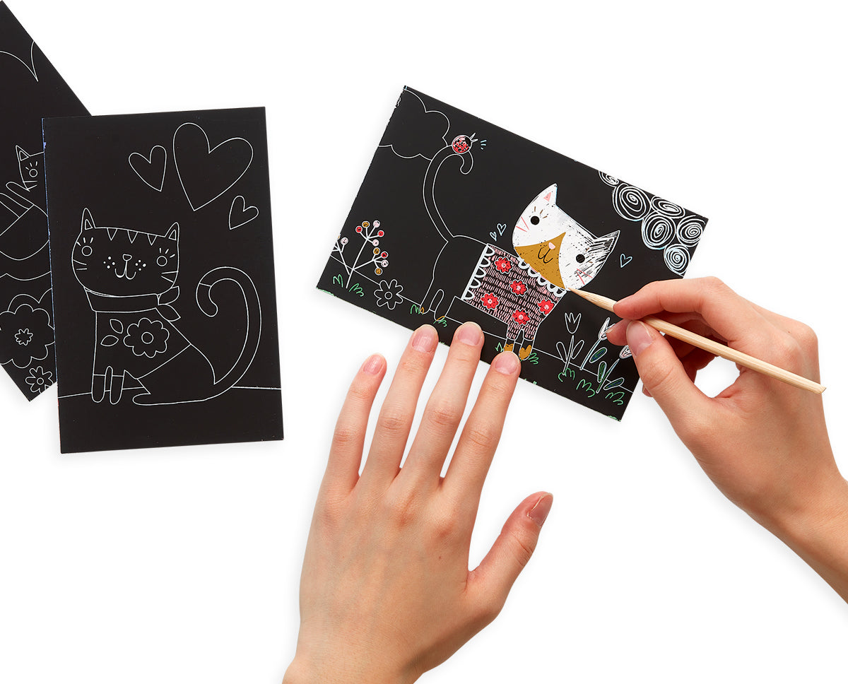 Scratch And Scribble Cutie Cats – Tom's Toys