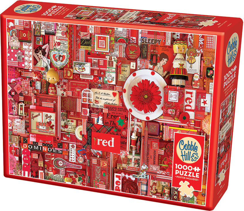 Rainbow Red Puzzle 1000pc – Tom's Toys